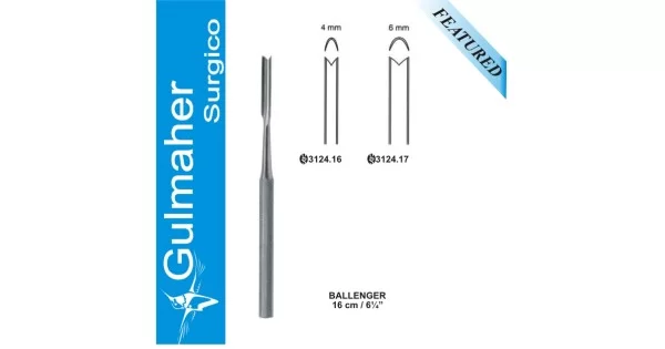 Ballenger Septum Gouge & Chisel |Rhinoplasty Instruments