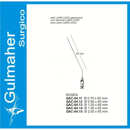 Rosen Suction Needle - Angled | Suction Ear Instrument