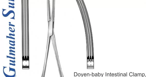 Doyen-baby Intestinal Clamp | Cardiovascular Instruments