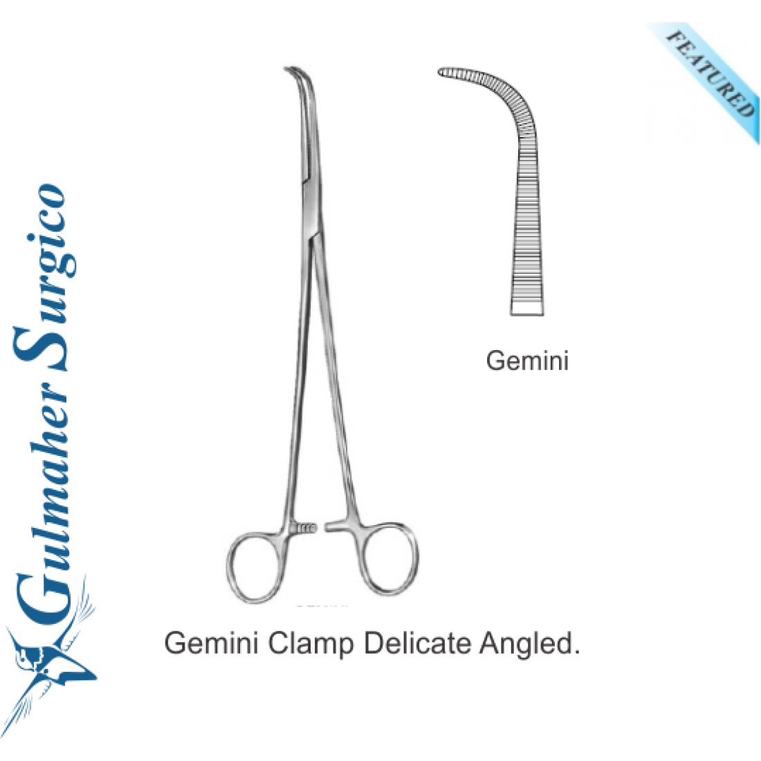 Gemini Forceps | Grasping Clamp | Thoracic Instrument
