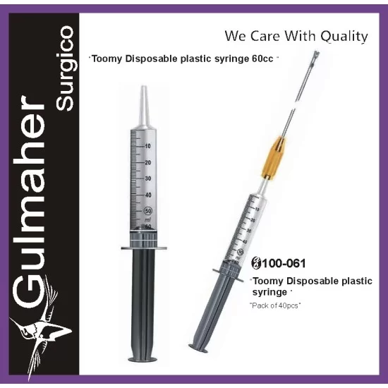 Toomey Plastic Syringe | Liposuction Instruments
