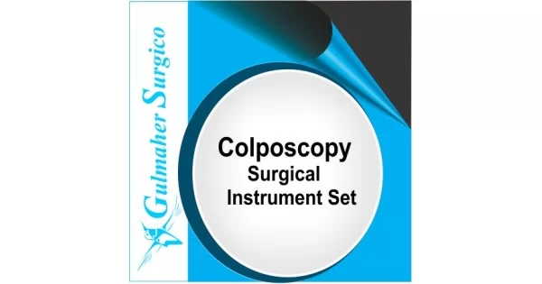 Colposcopy surgical instrument set