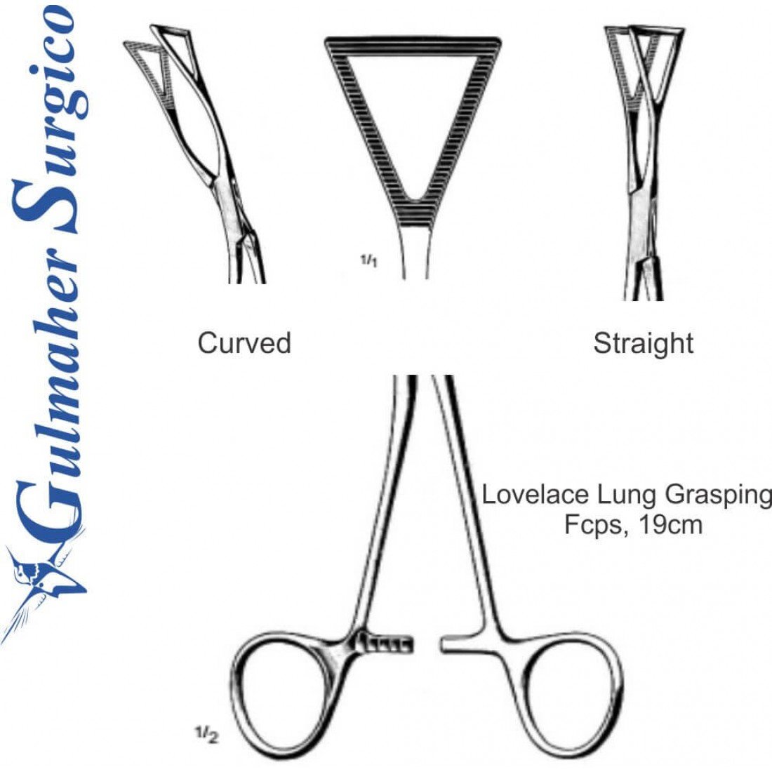 Lovelace Lung Grasping Forceps|Gulmaher Surgico